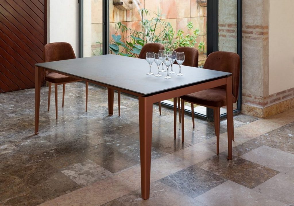 שולחן אוכל קבוע/נפתח Dylan - נטורה רהיטי מעצבים